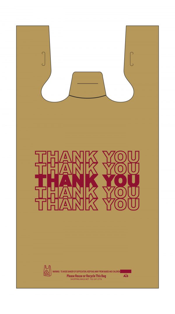 Thank You Bio We Care Plastic Shopping Bags – ANS Plastics Corp.